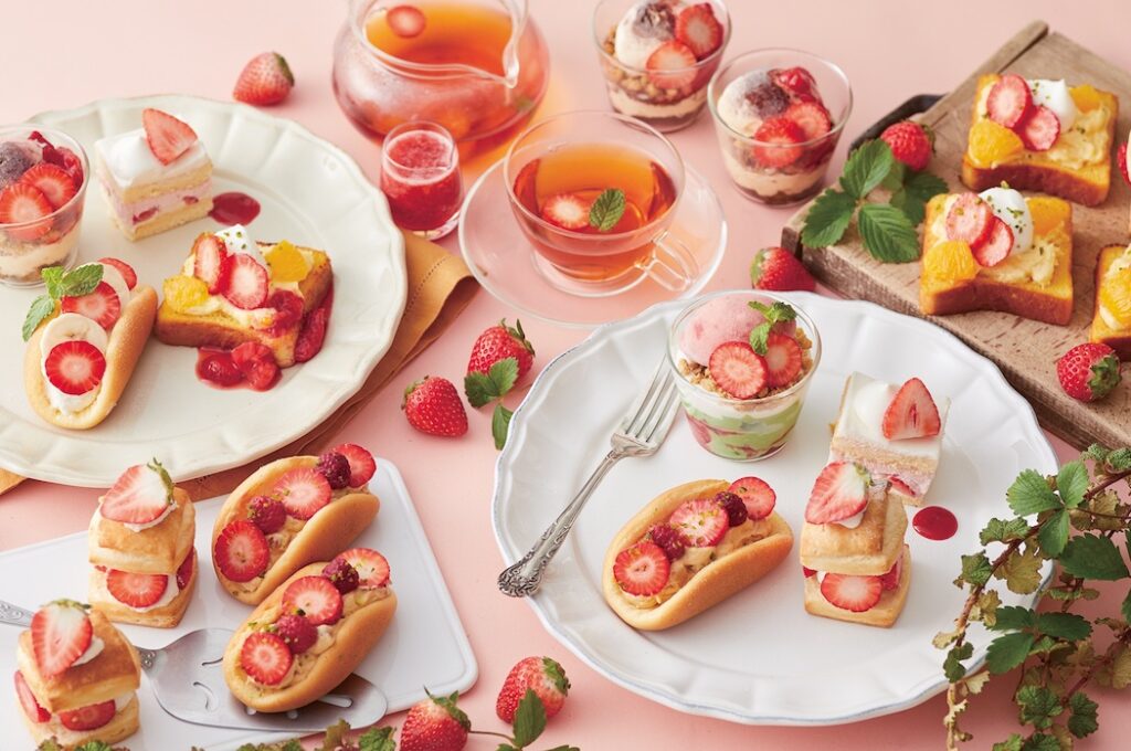 全国：「アフタヌーンティー・ティールーム」12月27日より苺スイーツパラダイス展開 - CakeNews-ケーキニュース-